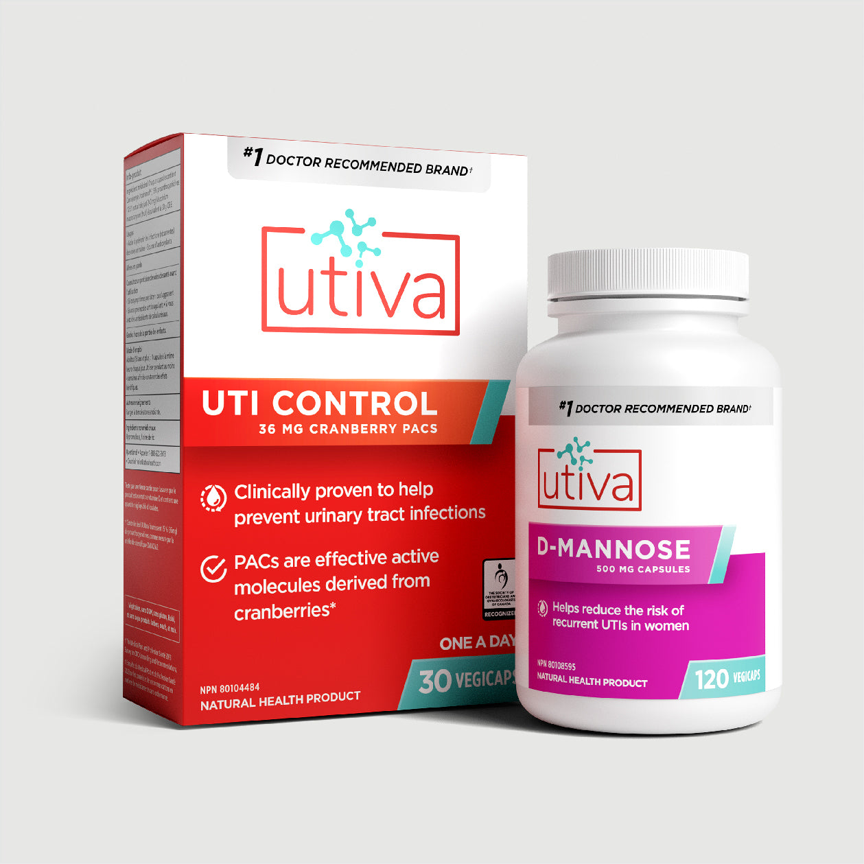 UTI Control + D-mannose Bundle – Utiva
